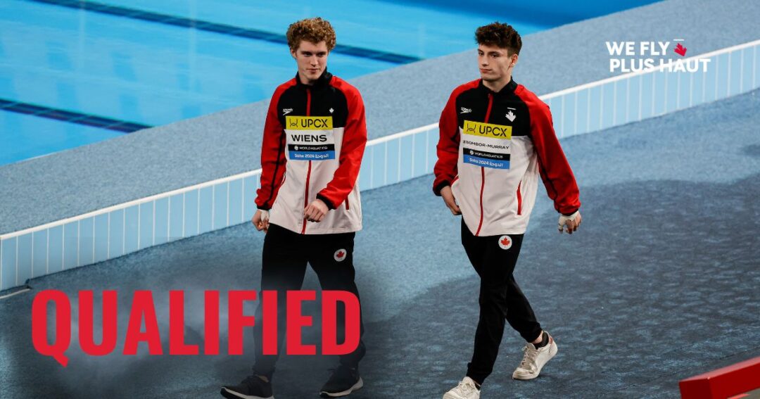 Nathan Zsombor-Murray and Rylan Wiens will dive in Paris - Diving Canada
